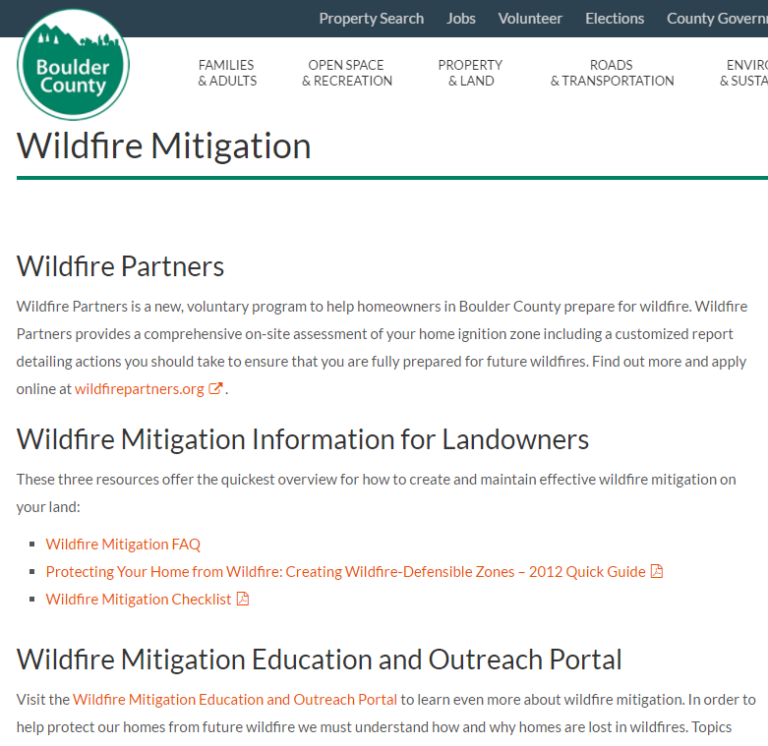 For Homeowners – Wildfire Partners
