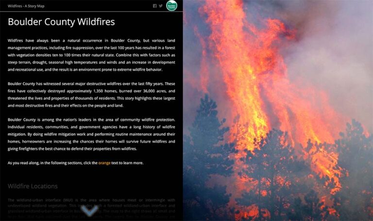 Boulder County Wildfire History – Wildfire Partners
