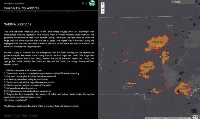 Boulder County Wildfire History – Wildfire Partners